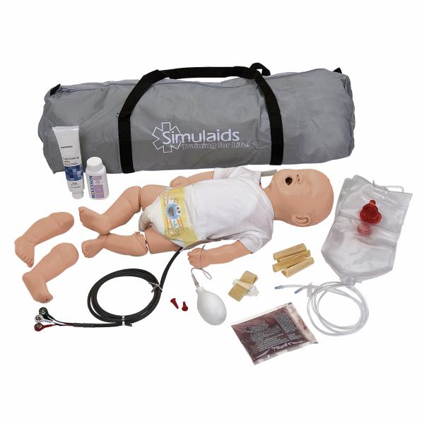 Pediatric ALS Trainer Complete With Interactive ECG Simulator Pediatric ALS Trainer Complete With Interactive ECG Simulator